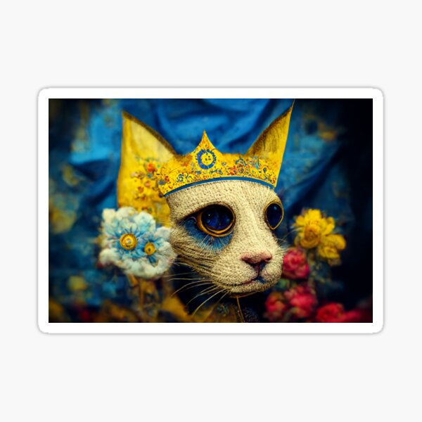 "Ukrainian cat winner" Sticker for Sale by GorinART | Redbubble