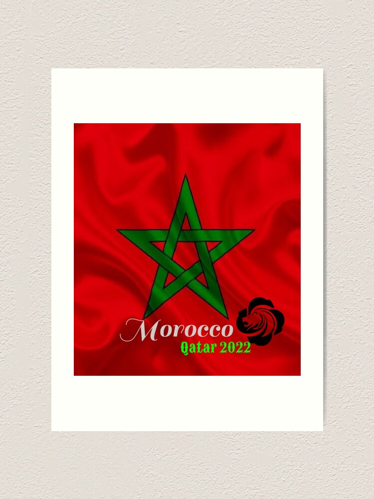 "Drapeau du Maroc" Art Print for Sale by Jad-designs | Redbubble