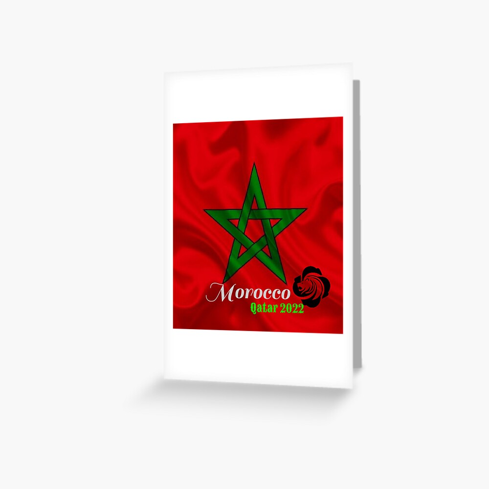 "Drapeau du Maroc" Greeting Card for Sale by Jad-designs | Redbubble