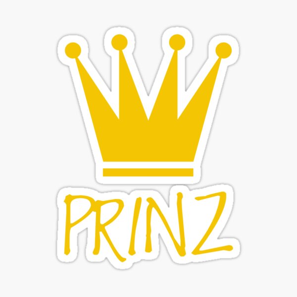 "prince with crown" Sticker for Sale by verobydesign | Redbubble