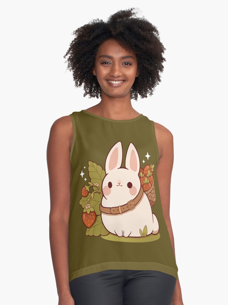 "Strawberry picking bunny" Poster for Sale by Rihnlin | Redbubble