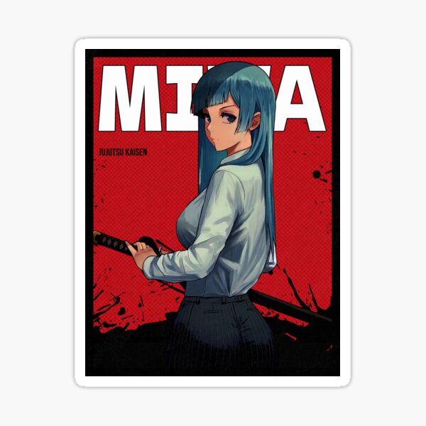 "Kasumi Miwa Red Comic Design" Sticker for Sale by IkaXII | Redbubble