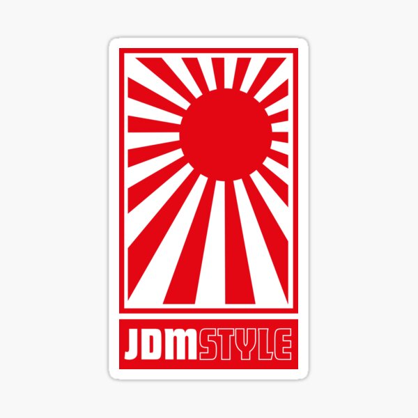 "Rising Sun JDM Style sticker" Sticker for Sale by MarkPMB | Redbubble