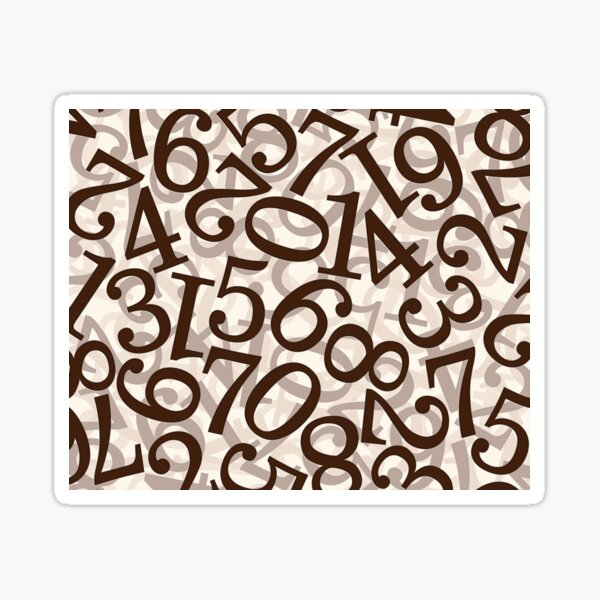 "digits" Sticker for Sale by GorLorLar | Redbubble