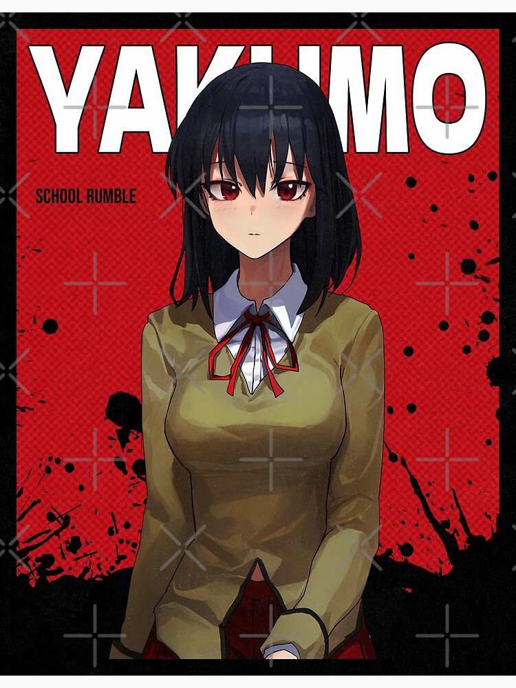 "Yakumo Tsukamoto School Rumble Red Comic Design" Poster for Sale by ...