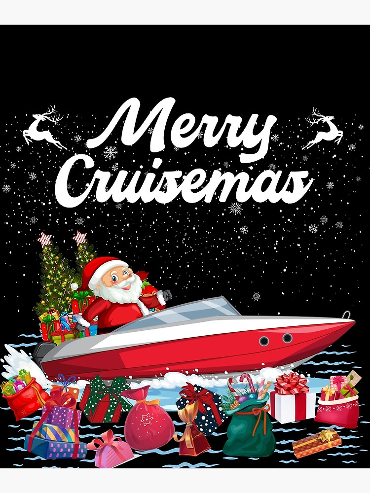 "Merry Cruisemas 2022 Christmas Santa Cruise Ship christmas " Poster ...
