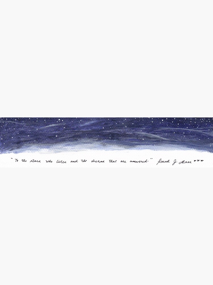 "ACOMAF Quote" Sticker by MairennDesigns | Redbubble
