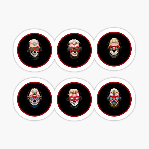 "Decorative gaming stickers pack" Sticker for Sale by MoArt832 | Redbubble