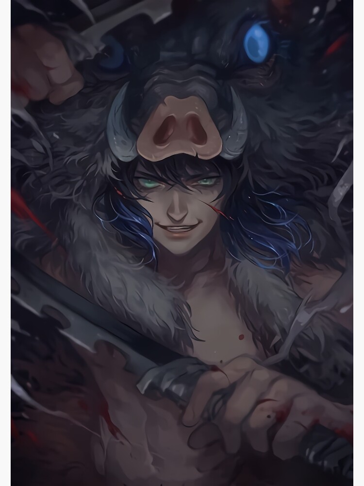 "In0suke The Beast Hashira" Poster for Sale by CharlesMulder | Redbubble