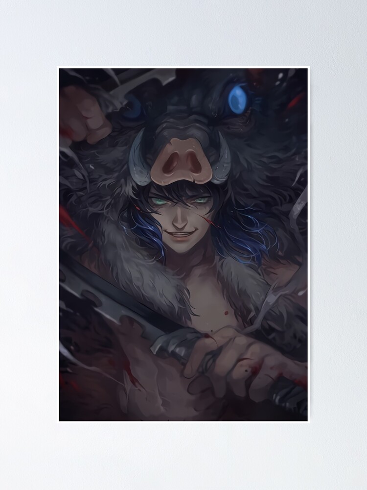 "In0suke The Beast Hashira" Poster for Sale by CharlesMulder | Redbubble