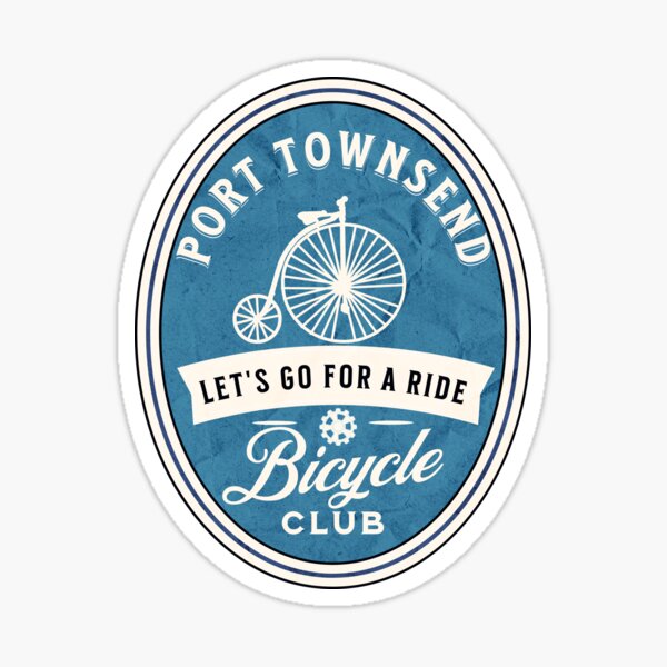 "Bicycle Port Townsend Washington " Sticker for Sale by Destination88 ...