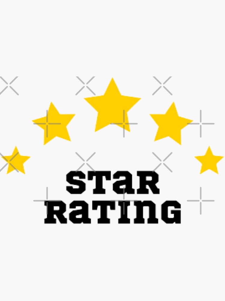 "Five star rating" Sticker for Sale by Lingalin | Redbubble