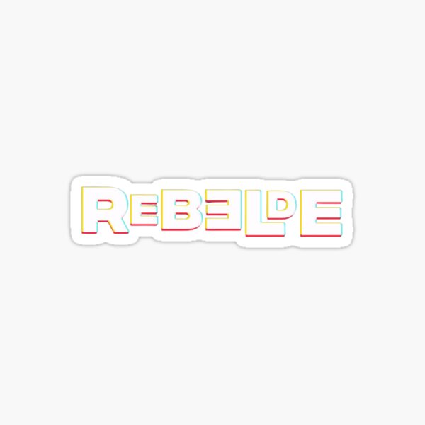 "Rebelde" Sticker for Sale by URBANHEROMEN | Redbubble