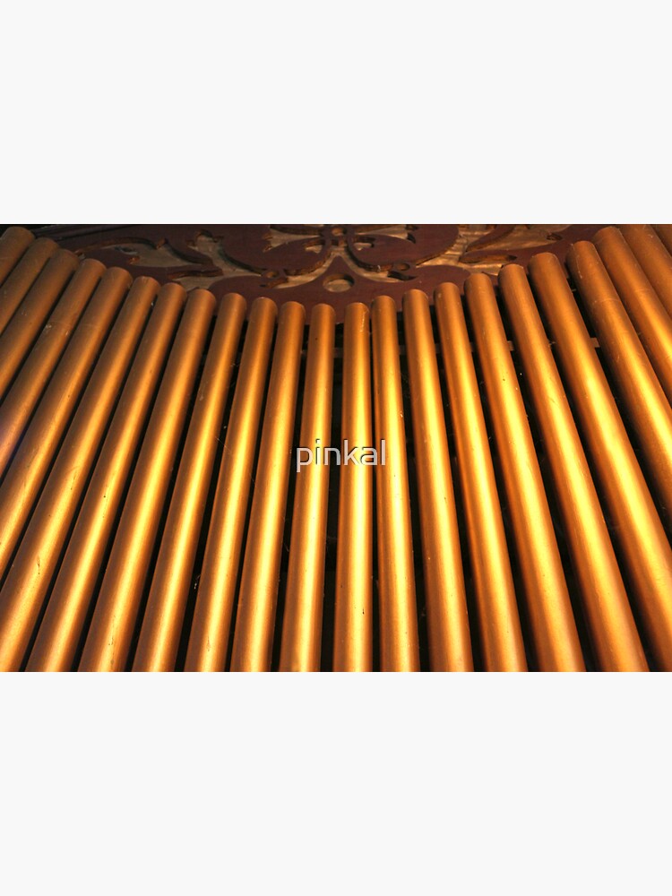 "Gold Pipes" Sticker for Sale by pinkal | Redbubble