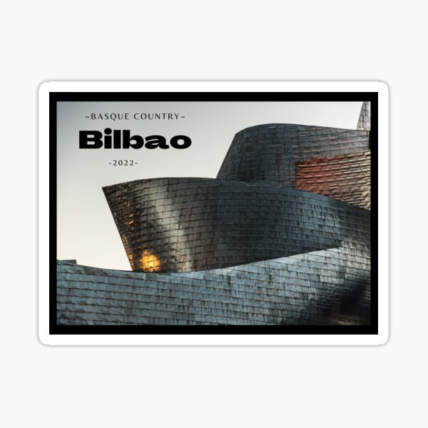 "Bilbao Architecture" Sticker for Sale by iparhaizeaphoto | Redbubble