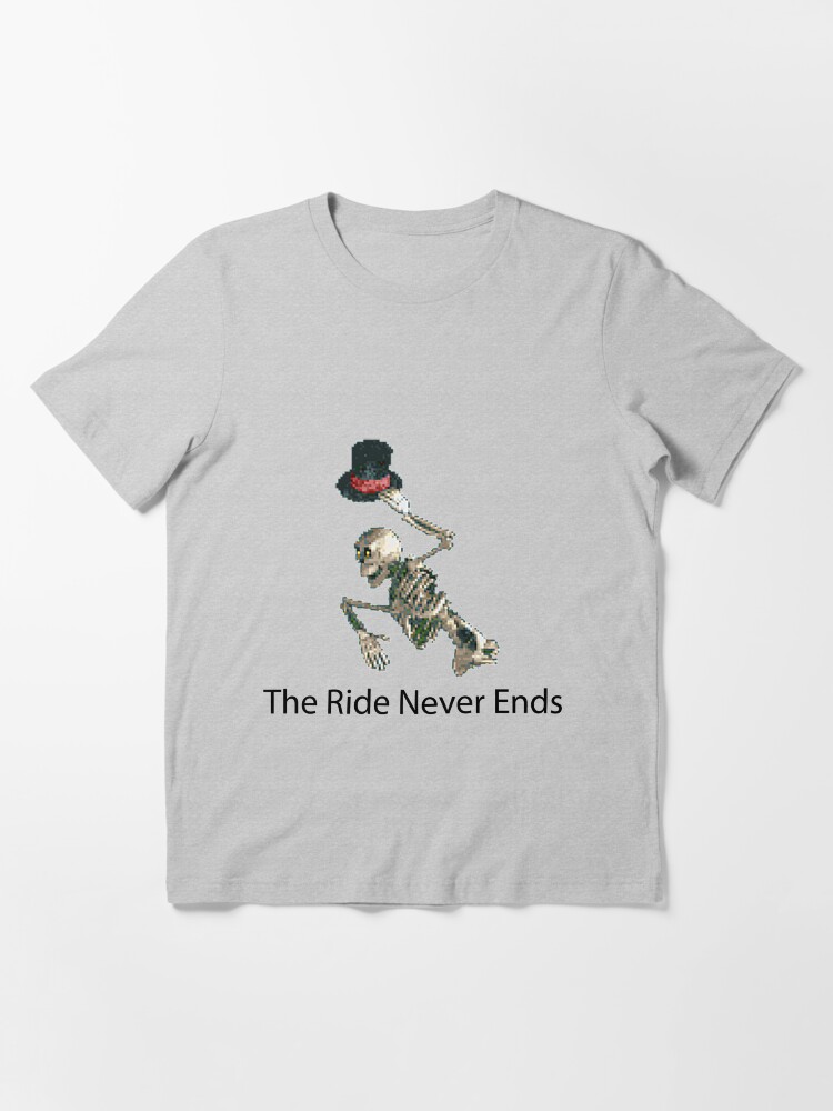 "Mr. Bones - The Ride Never Ends" Essential T-Shirt for Sale by dankmemester | Redbubble