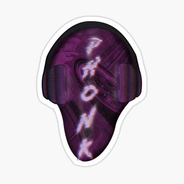 "Music Genre " Phonk " Illustration" Sticker for Sale by GeekyPlace ...