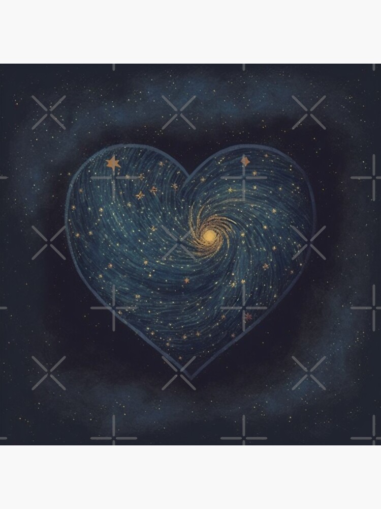 "Universe Heart " Sticker for Sale by RoboLuna | Redbubble