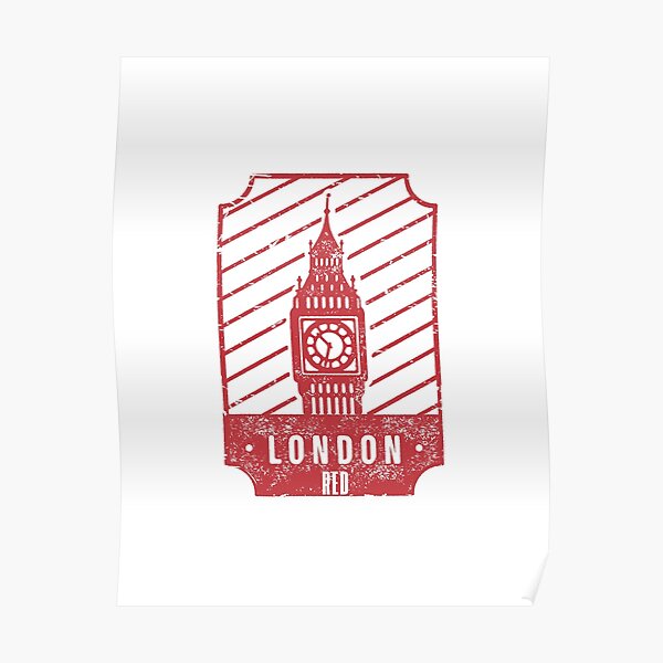 "North London Is Red" Poster for Sale by Khasswani12 | Redbubble