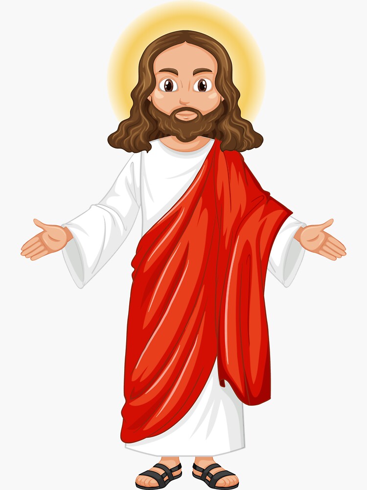 "Jesus Real Life " Sticker for Sale by livereallife | Redbubble