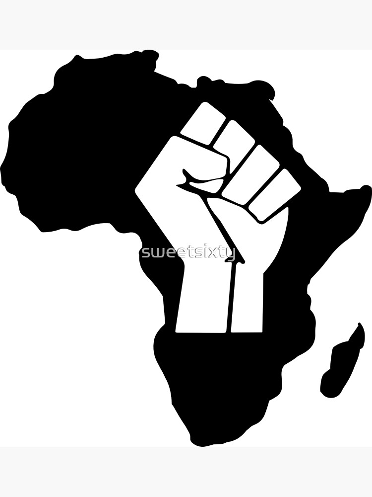 "Raised Fist Black Power Africa African" Photographic Print by ...