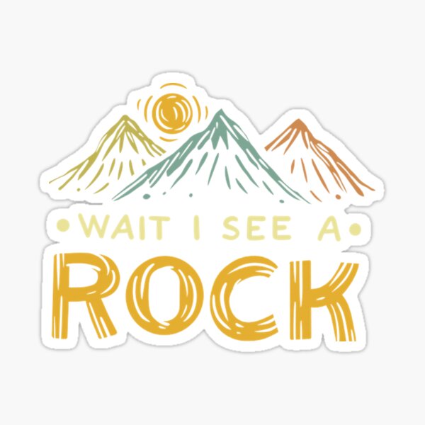 "Geology Geologist Rockhound Rockhounding Retro" Sticker for Sale by ...