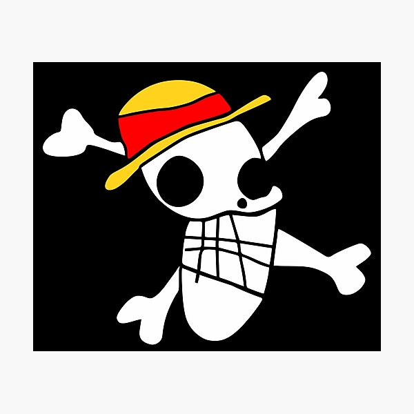 "LUFFY FLAG" Photographic Print for Sale by crystalwarrior | Redbubble