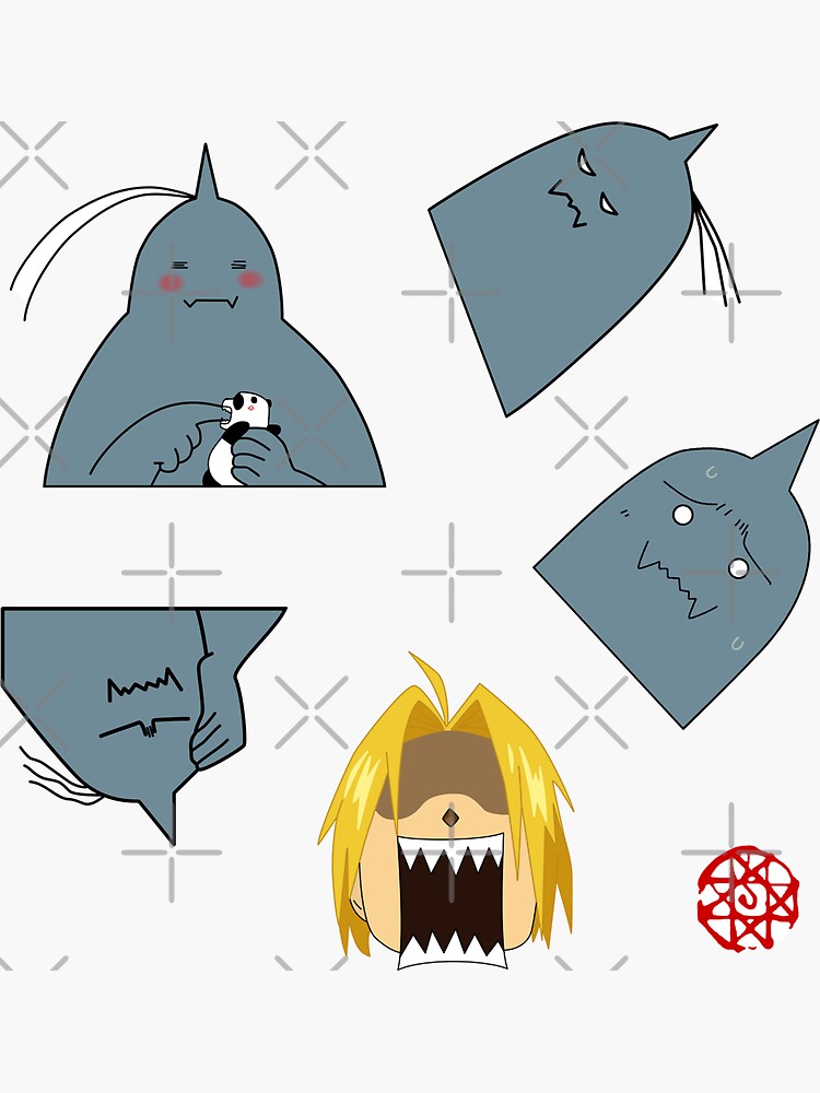 "Sticker set | FMA" Sticker for Sale by n3za | Redbubble