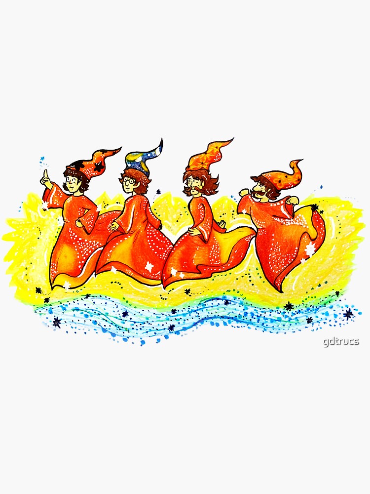 "The witch boys of Liverpool! " Sticker by gdtrucs | Redbubble