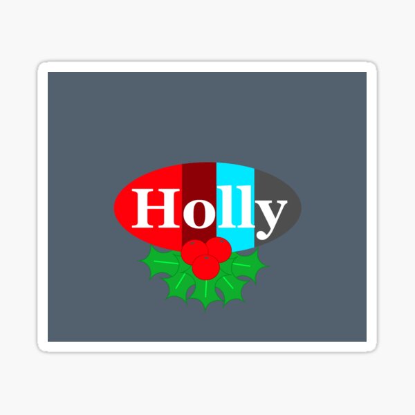"Holly Color Mix" Sticker for Sale by Comfort-Station | Redbubble