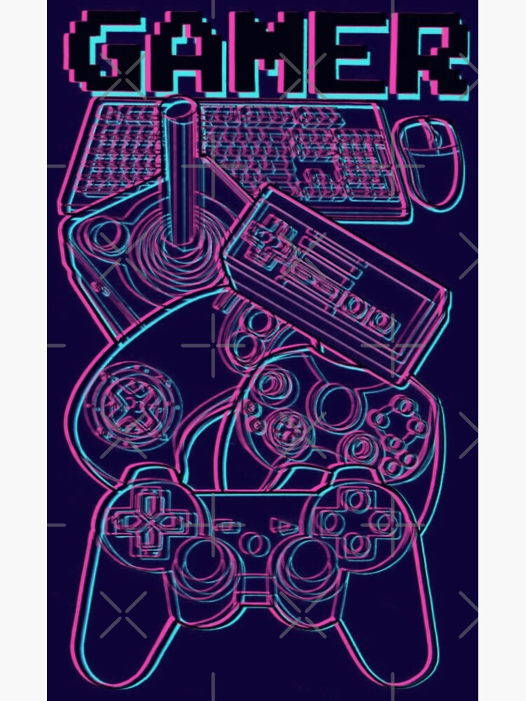 "Gamer, gamer, gaming, the true gamer" Poster for Sale by pixel8edart ...