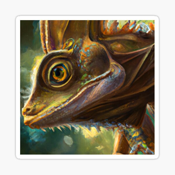 "Basilisk Art" Sticker for Sale by Shadowbyte91 | Redbubble