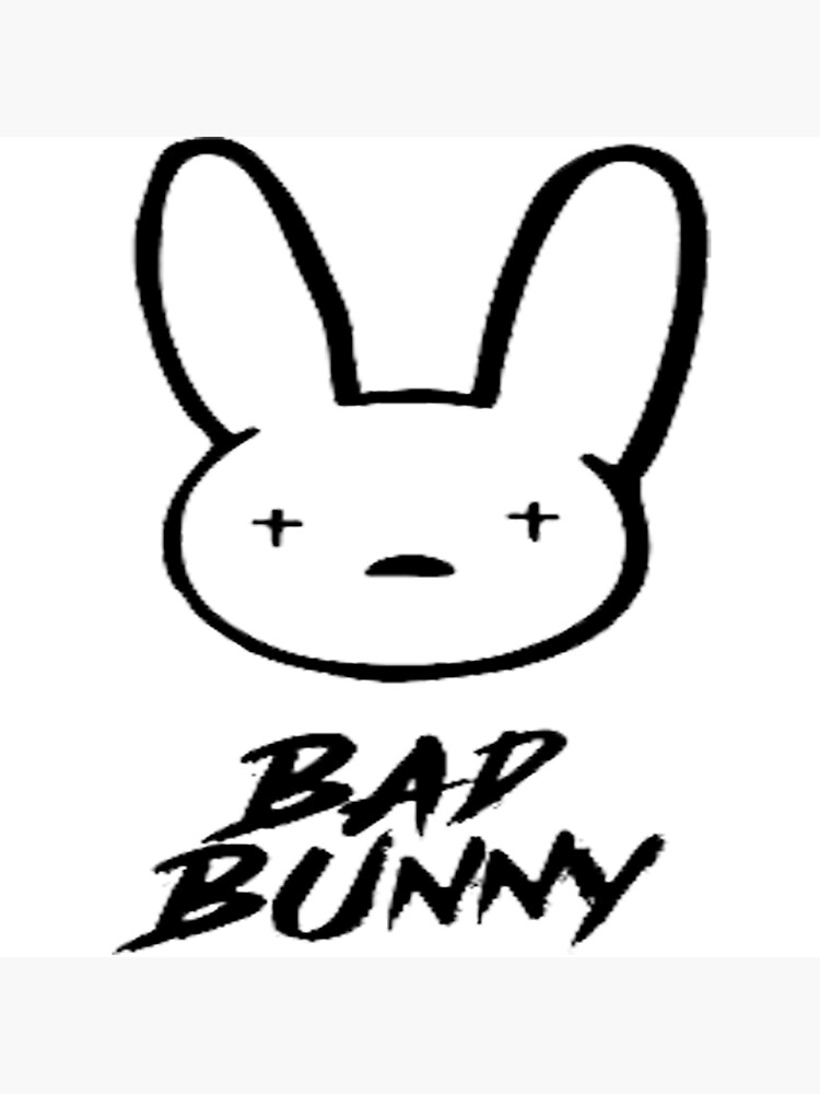 "logo - bad bunny" Poster for Sale by gmoultonjl | Redbubble
