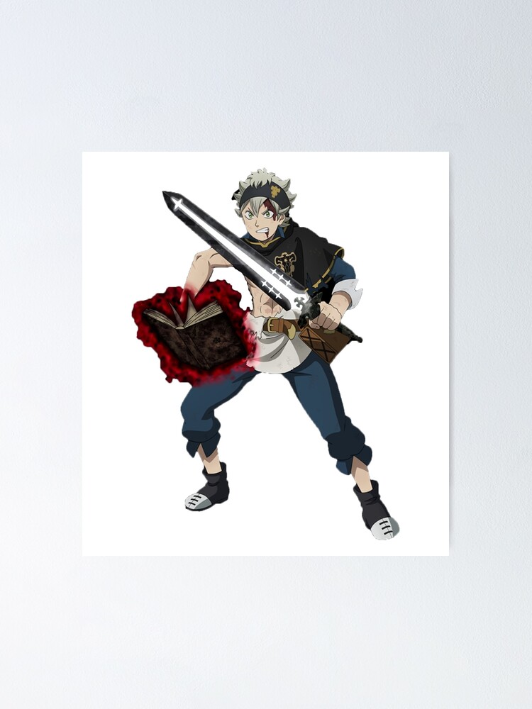 "Asta Black clover" Poster for Sale by Yor-art | Redbubble