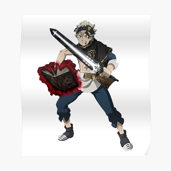 "Asta Black clover" Poster for Sale by Yor-art | Redbubble