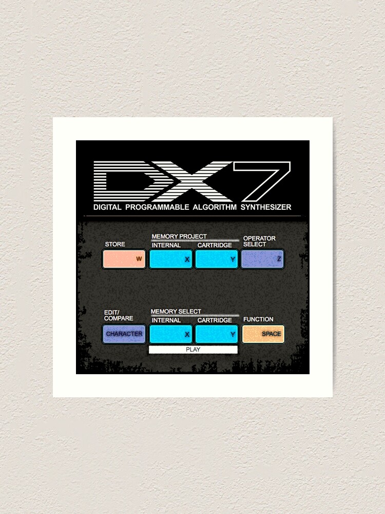 "DX7 Synthesizer FM 80's - 80s synth - FM Synthesizer - Digital ...