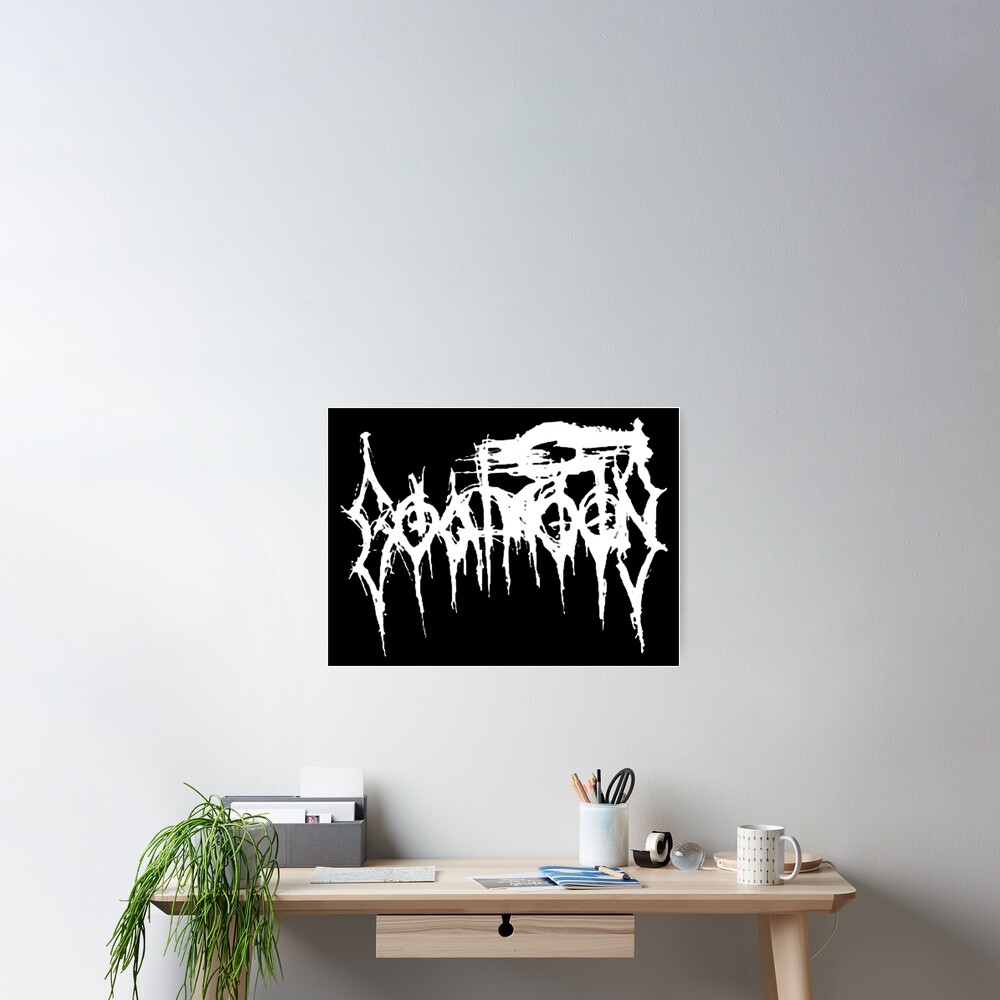 "Goatmoon Logo" Poster for Sale by ToHellAndBack8 | Redbubble