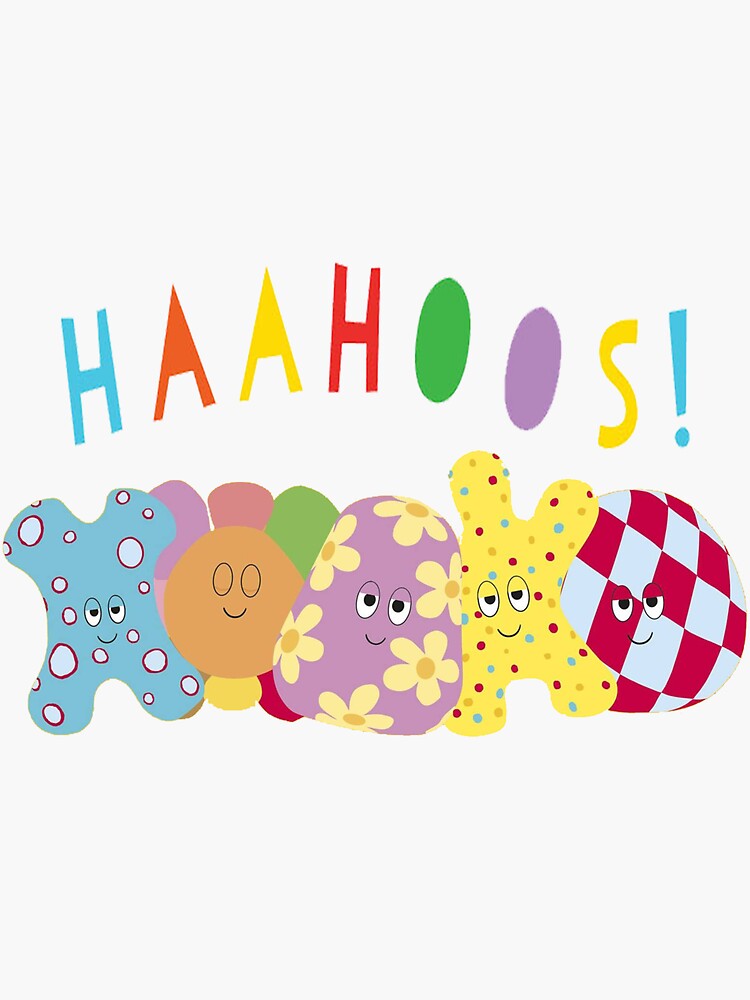 "the haahoos in the night garden" Sticker for Sale by Daenerys-3 ...