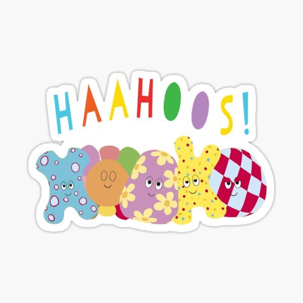 "the haahoos in the night garden" Sticker for Sale by Daenerys-3 ...