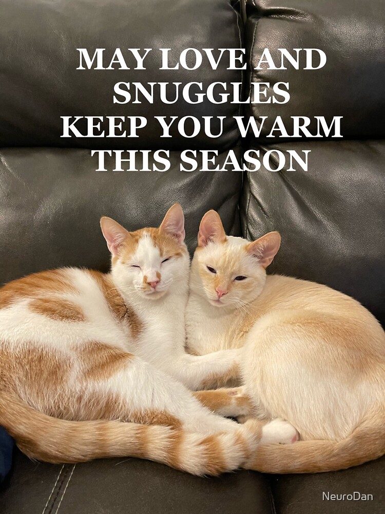 "Love and Snuggles" Sticker for Sale by NeuroDan | Redbubble