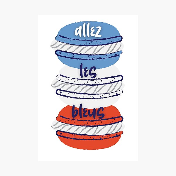 "France World Cup 2018 Allez Les Bleus- French National Soccer Football ...