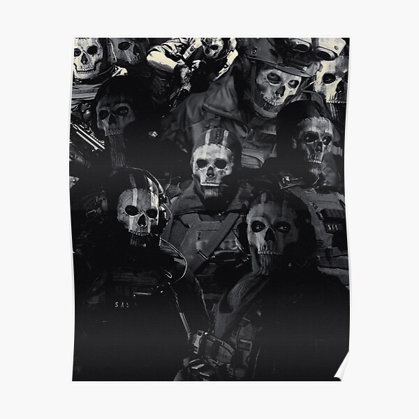 "Simon Ghost Riley" Poster for Sale by MiyKu | Redbubble