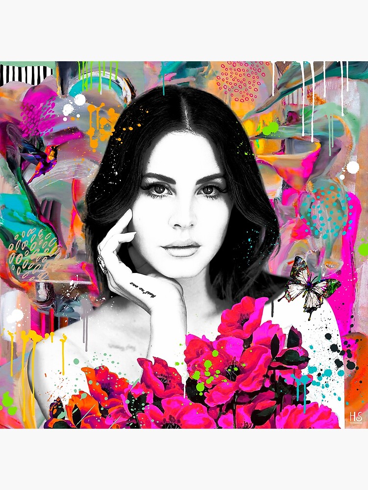 "Lana Del Ray" Poster for Sale by Helt-Sort | Redbubble