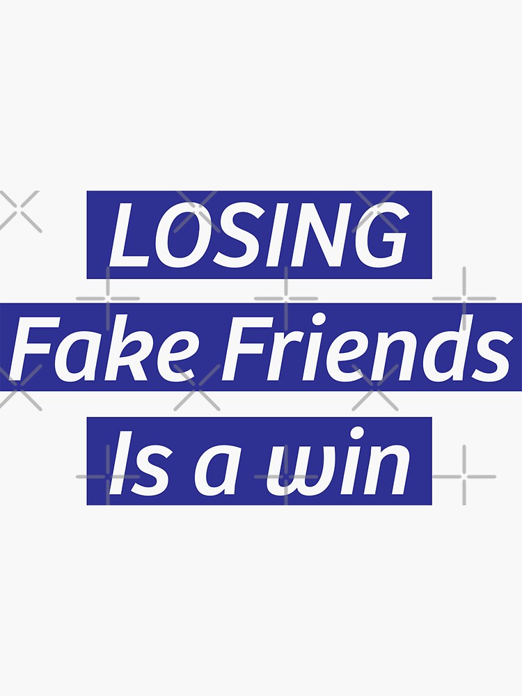 "Losing fake friends is a win, motivational quotes, inspirational ...