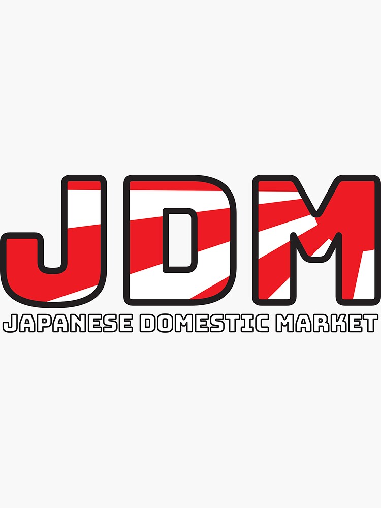 "JDM Japanese rising sun " Sticker for Sale by MRM-design | Redbubble