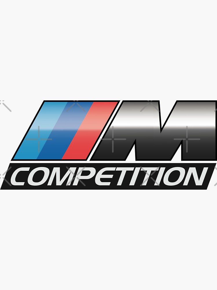 "M-Competition Logo" Sticker for Sale by kuyoart | Redbubble