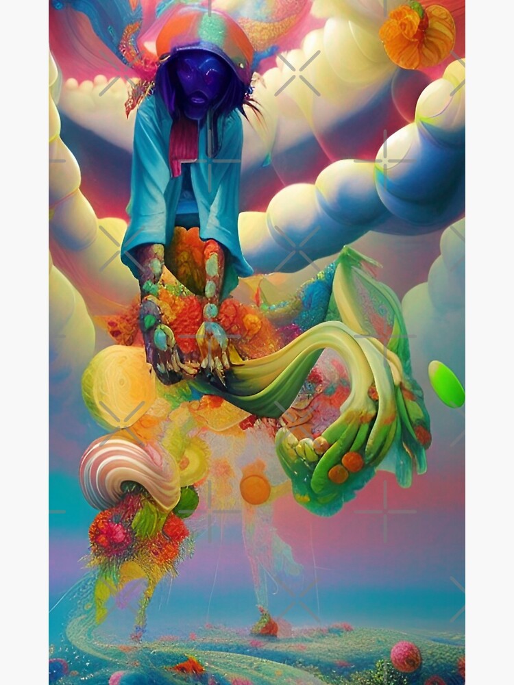 "Abstraction Colorful Psycho Splash Flowers Imagination of dream world ...