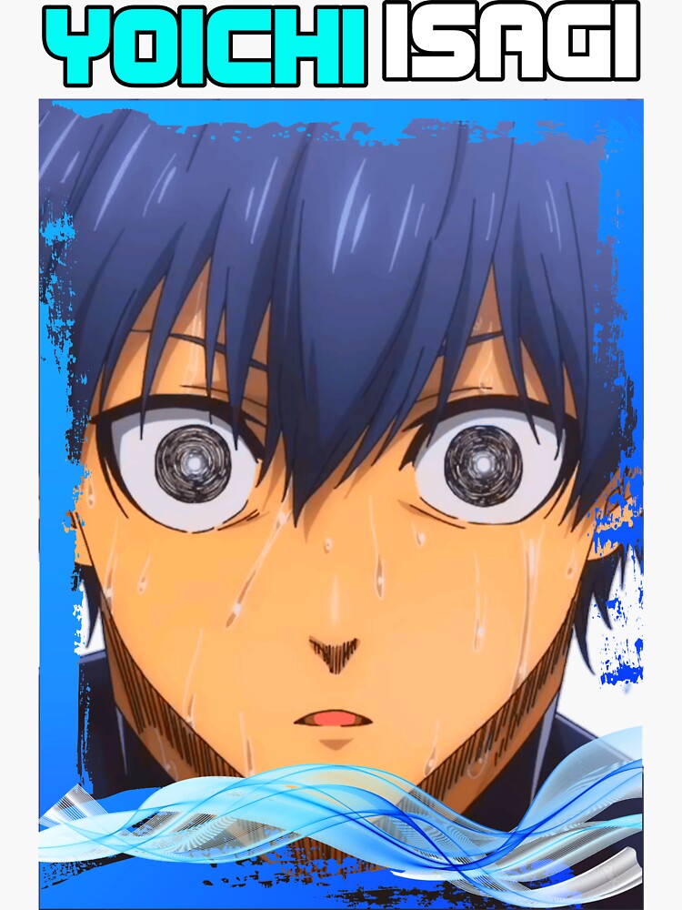 "yoichi isagi blue lock" Sticker for Sale by SP-Gamers | Redbubble