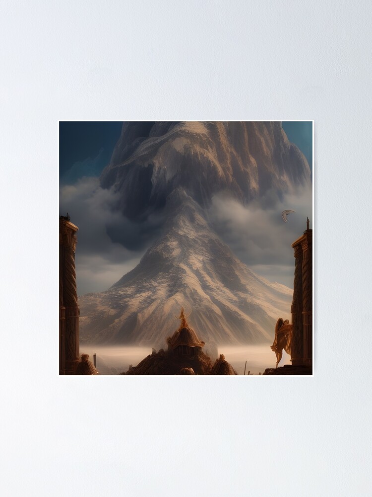 "Mount Olympus" Poster for Sale by AHeustis | Redbubble