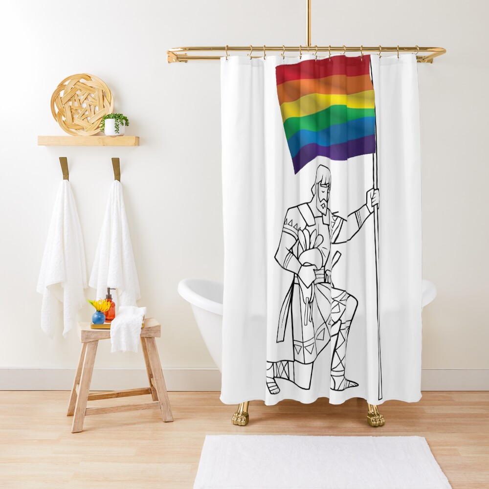 "Captain Moroni Kneeling with Pride Flag" Sticker for Sale by ExmoPride ...